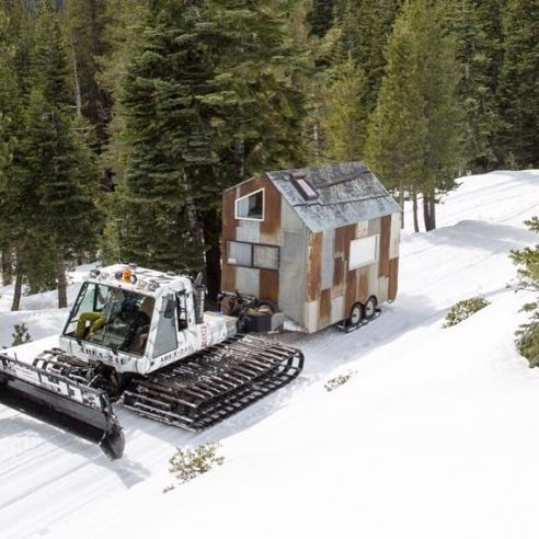 Mike Basich Towing His Tiny Home Back to Area 241 » The Shelter Blog
